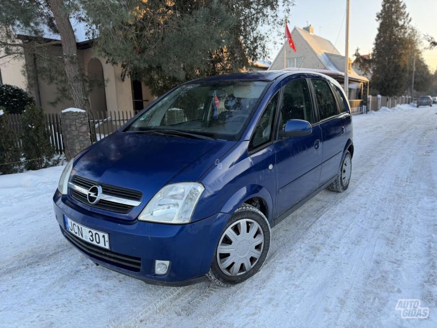 Blue Opel Meriva 2004 in Kaunas, with an engine capacity of 1.70 L and mileage of 225 thousand km for 1350 €, photo 1 on AUTOMOTO.COM.LV