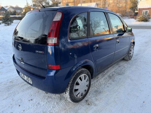 Blue Opel Meriva 2004 in Kaunas, with an engine capacity of 1.70 L and mileage of 225 thousand km for 950 €, photo 7 on AUTOMOTO.COM.LV