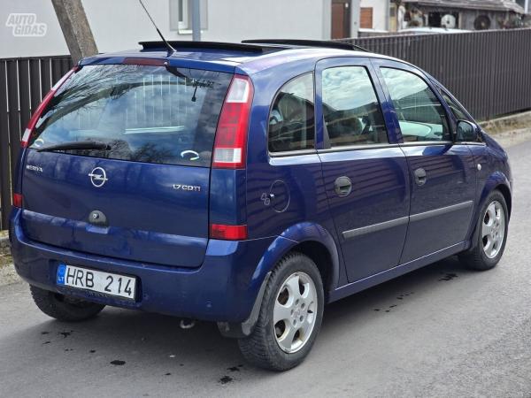 Blue Opel Meriva 2004 in Radviliskis, with an engine capacity of 1.70 L and mileage of 202 thousand km for 650 €, photo 4 on AUTOMOTO.COM.LV