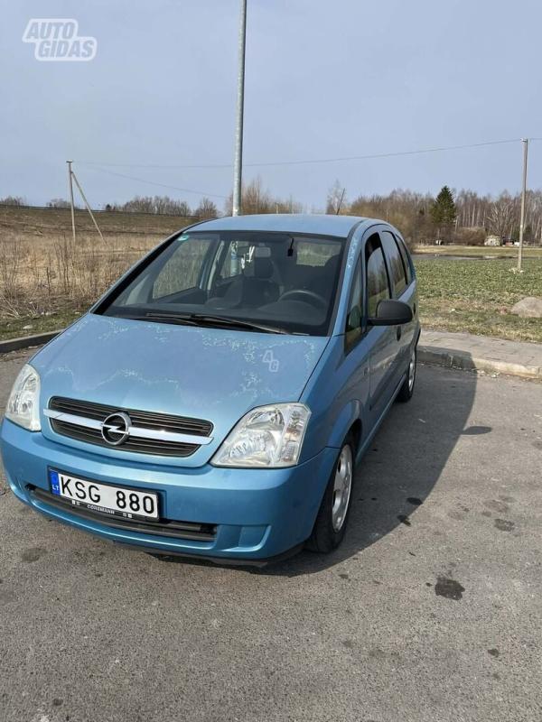Zils Opel Meriva 2004 Panevēža, ar dzinēja tilpumu 1.60 L un nobraukumu 270 tūkst. km par 850 €, foto 1 vietnē AUTOMOTO.COM.LV
