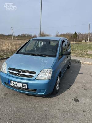 Zils Opel Meriva 2004 Panevēža, ar dzinēja tilpumu 1.60 L un nobraukumu 270 tūkst. km par 850 €, foto  vietnē AUTOMOTO.COM.LV