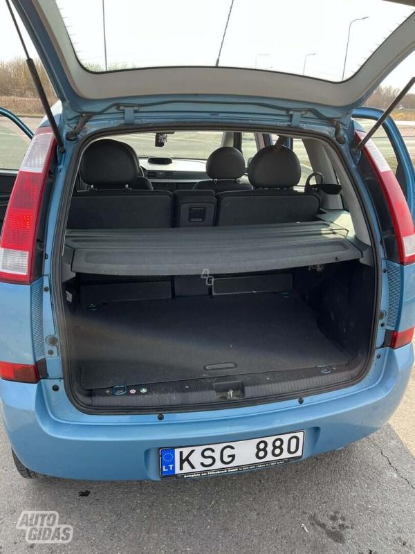 Zils Opel Meriva 2004 Panevēža, ar dzinēja tilpumu 1.60 L un nobraukumu 270 tūkst. km par 850 €, foto 8 vietnē AUTOMOTO.COM.LV