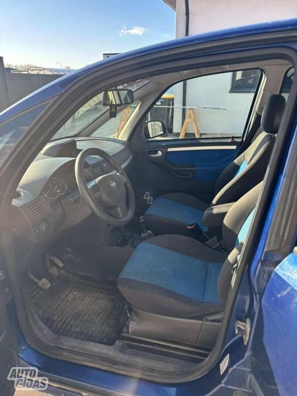 Blue Opel Meriva 2004 in Klaipeda, with an engine capacity of 1.70 L and mileage of 276 thousand km for 700 €, photo 10 on AUTOMOTO.COM.LV