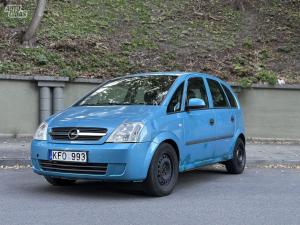 Zils Opel Meriva 2004 Kauņa, ar dzinēja tilpumu 1.70 L un nobraukumu 410 tūkst. km par 700 €, foto  vietnē AUTOMOTO.COM.LV