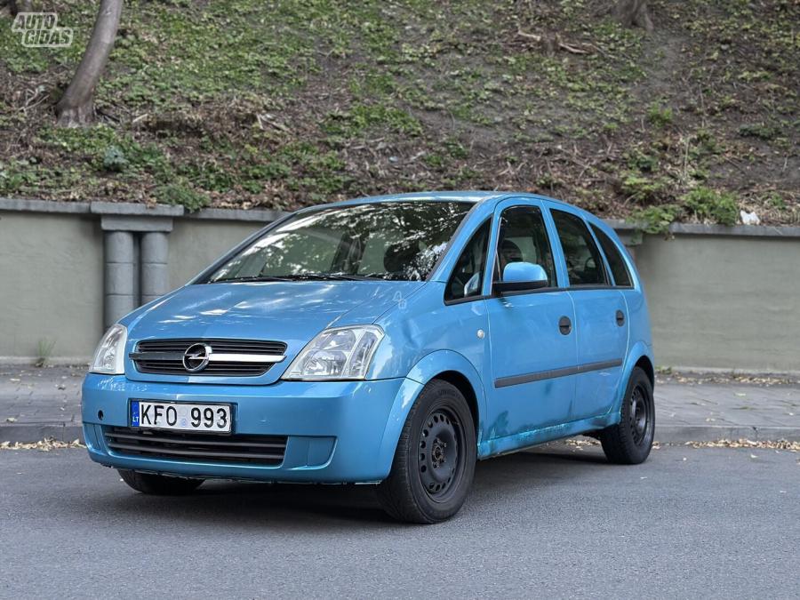 Zils Opel Meriva 2004 Kauņa, ar dzinēja tilpumu 1.70 L un nobraukumu 410 tūkst. km par 700 €, foto 1 vietnē AUTOMOTO.COM.LV