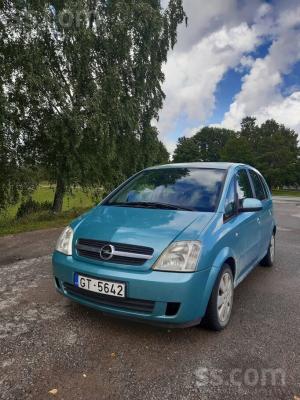 Zils Opel Meriva 2004 Cēsis, ar dzinēja tilpumu 1.70 L un nobraukumu 379 tūkst. km par 1500 €, foto  vietnē AUTOMOTO.COM.LV