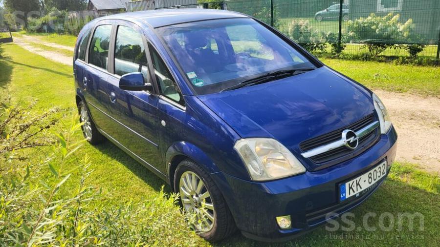Zils Opel Meriva 2004 Rīga, ar dzinēja tilpumu 1.80 L un nobraukumu 230 tūkst. km par 1200 €, foto 1 vietnē AUTOMOTO.COM.LV