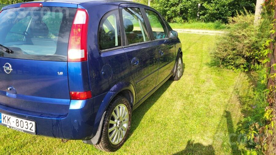 Zils Opel Meriva 2004 Rīga, ar dzinēja tilpumu 1.80 L un nobraukumu 230 tūkst. km par 1200 €, foto 6 vietnē AUTOMOTO.COM.LV