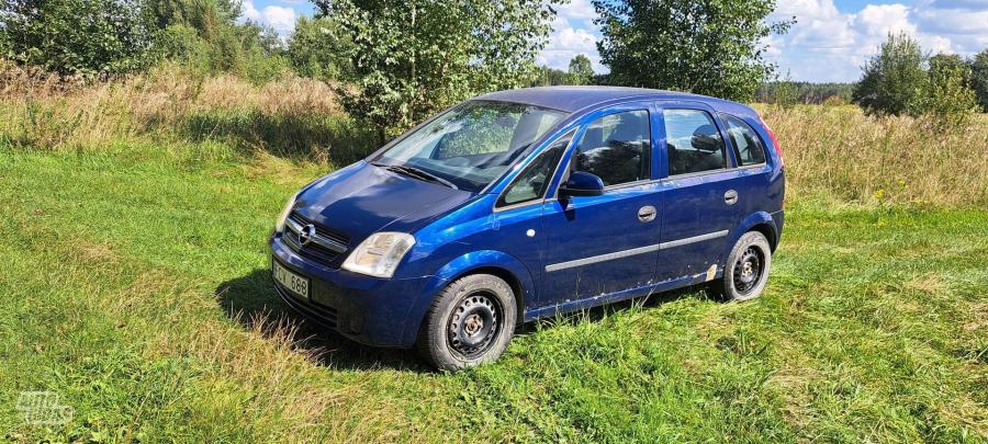 Blue Opel Meriva 2004 in Druskininkai, with an engine capacity of 1.70 L and mileage of 300 thousand km for 400 €, photo 1 on AUTOMOTO.COM.LV