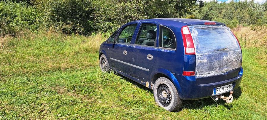 Blue Opel Meriva 2004 in Druskininkai, with an engine capacity of 1.70 L and mileage of 300 thousand km for 400 €, photo 7 on AUTOMOTO.COM.LV