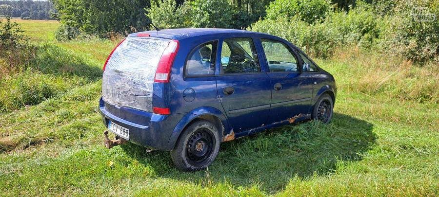 Blue Opel Meriva 2004 in Druskininkai, with an engine capacity of 1.70 L and mileage of 300 thousand km for 400 €, photo 8 on AUTOMOTO.COM.LV