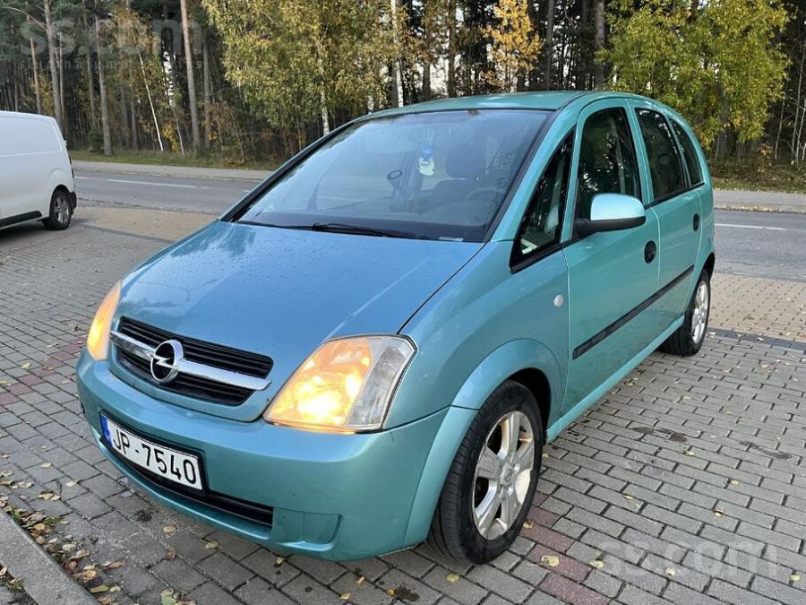 Синий Опель Мерива 2004 в Валмиера, объемом двигателя 1.70 л и пробегом 350 тыс. км за 1100 €, фото 1 на AUTOMOTO.COM.LV