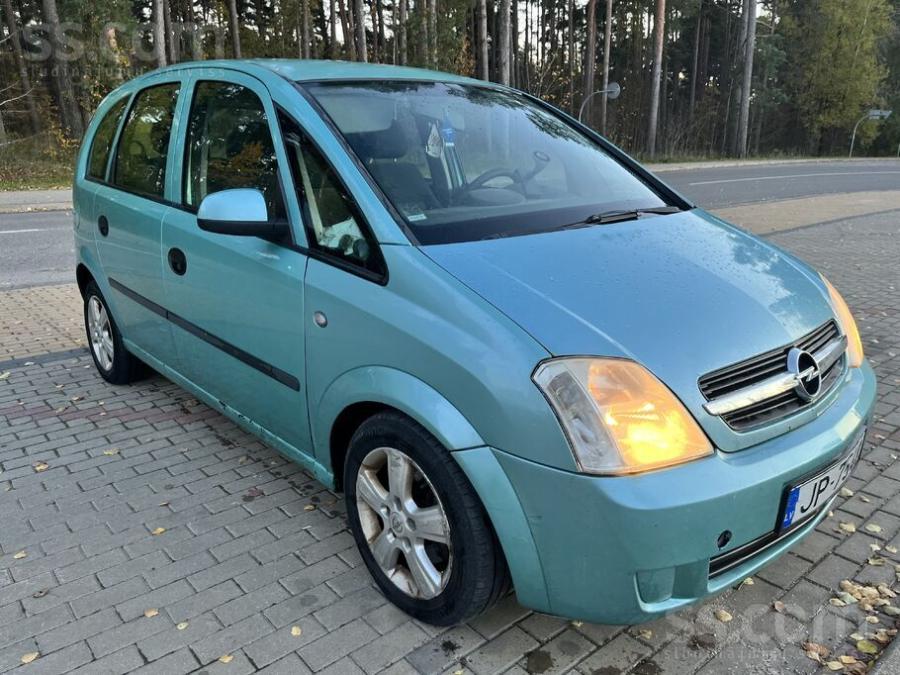 Синий Опель Мерива 2004 в Валмиера, объемом двигателя 1.70 л и пробегом 350 тыс. км за 1100 €, фото 5 на AUTOMOTO.COM.LV