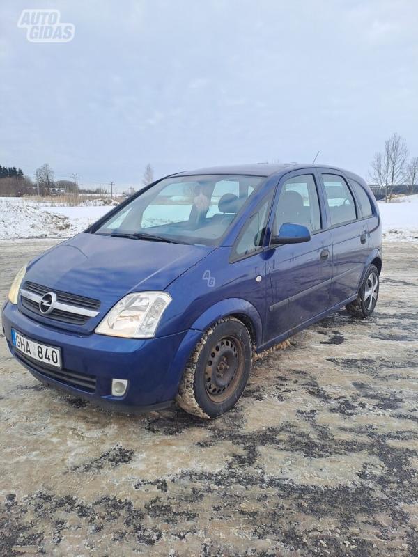 Zils Opel Meriva 2005 Klaipėda, ar dzinēja tilpumu 1.60 L un nobraukumu 220 tūkst. km par 850 €, foto 1 vietnē AUTOMOTO.COM.LV