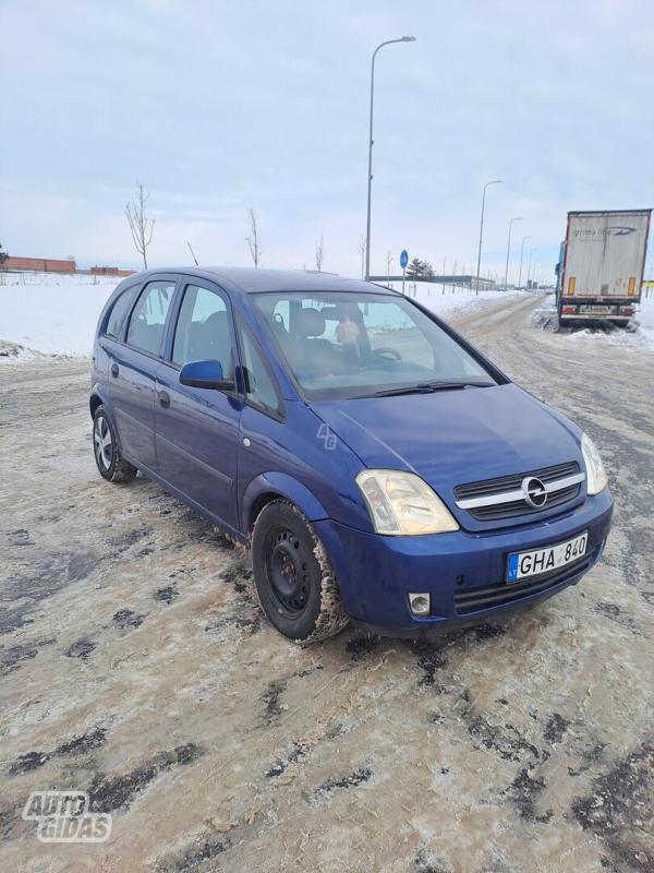 Zils Opel Meriva 2005 Klaipėda, ar dzinēja tilpumu 1.60 L un nobraukumu 220 tūkst. km par 850 €, foto 2 vietnē AUTOMOTO.COM.LV