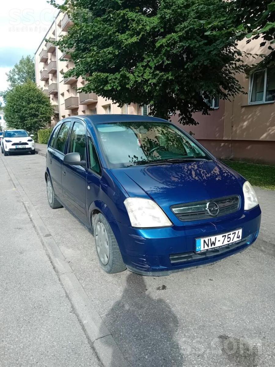 Zils Opel Meriva 2005 Rīga, ar dzinēja tilpumu 1.70 L un nobraukumu 325 tūkst. km par 450 €, foto 1 vietnē AUTOMOTO.COM.LV