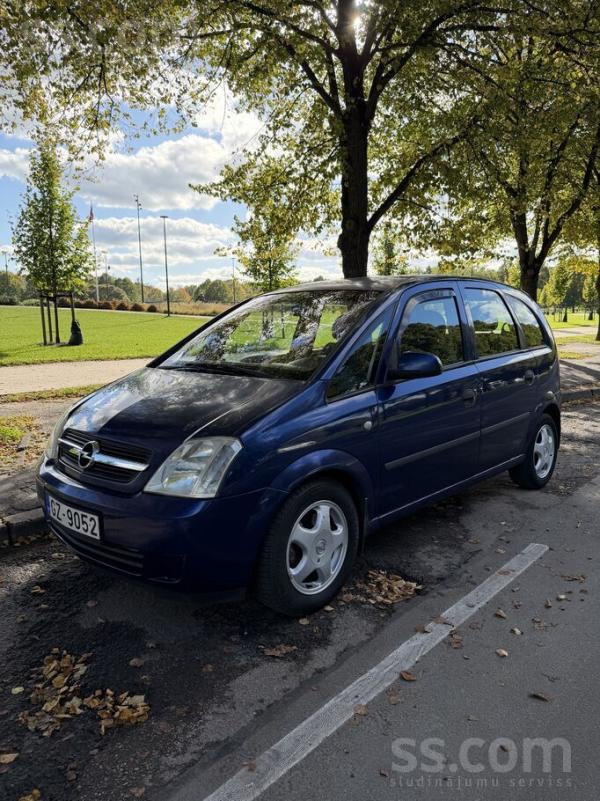 Opel Meriva 2005 Rīga vietnē Zils Opel Meriva 2005 Rīga, ar dzinēja tilpumu 1.60 L un nobraukumu 178 tūkst. km par 1550 €, foto 3 vietnē AUTOMOTO.COM.LV