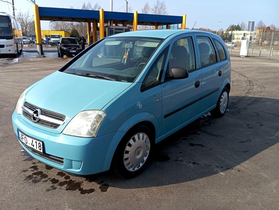 Zils Opel Meriva 2006 Panevēža, ar dzinēja tilpumu 1.60 L un nobraukumu 193 tūkst. km par 1750 €, foto 4 vietnē AUTOMOTO.COM.LV