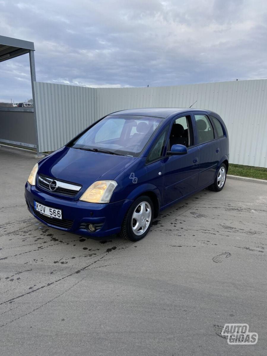 Blue Opel Meriva 2006 in Pasvalys, with an engine capacity of 1.40 L and mileage of 250 thousand km for 800 €, photo 1 on AUTOMOTO.COM.LV