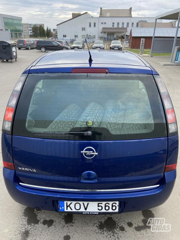 Zils Opel Meriva 2006 Pasvalys, ar dzinēja tilpumu 1.40 L un nobraukumu 250 tūkst. km par 800 €, foto 8 vietnē AUTOMOTO.COM.LV
