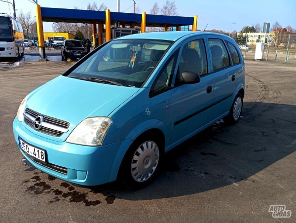 Blue Opel Meriva 2006 in Panevezys, with an engine capacity of 1.60 L and mileage of 193 thousand km for 1700 €, photo 4 on AUTOMOTO.COM.LV