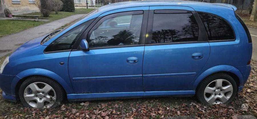Zils Opel Meriva 2006 Kauņa, ar dzinēja tilpumu 1.59 L un nobraukumu 238 tūkst. km par 800 €, foto 5 vietnē AUTOMOTO.COM.LV