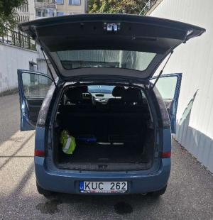 Blue Opel Meriva 2006 in Vilnius, with an engine capacity of 1.80 L and mileage of 169 thousand km for 950 €, photo 7 on AUTOMOTO.COM.LV