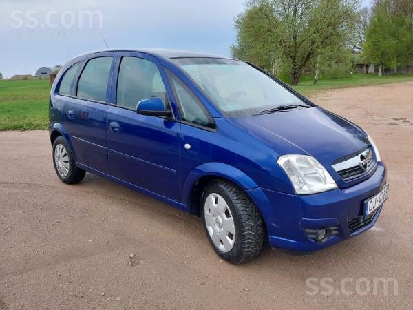 Blue Opel Meriva 2007 in Saldus, with an engine capacity of 1.70 L and mileage of 201 thousand km for 1300 €, photo 1 on AUTOMOTO.COM.LV