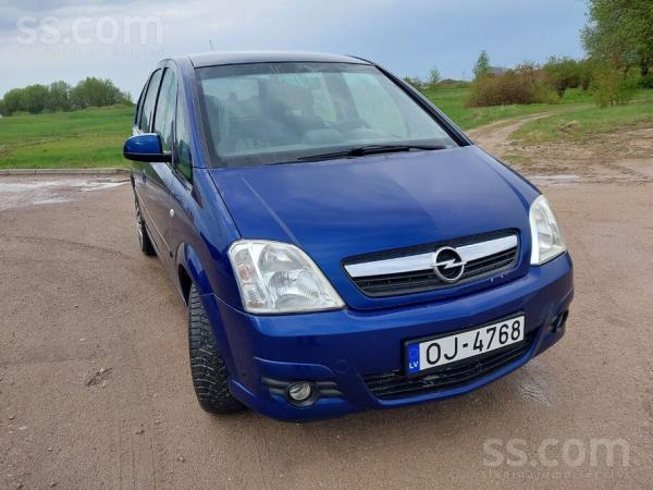 Blue Opel Meriva 2007 in Saldus, with an engine capacity of 1.70 L and mileage of 201 thousand km for 1300 €, photo 2 on AUTOMOTO.COM.LV