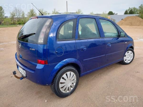 Blue Opel Meriva 2007 in Saldus, with an engine capacity of 1.70 L and mileage of 201 thousand km for 1300 €, photo 4 on AUTOMOTO.COM.LV