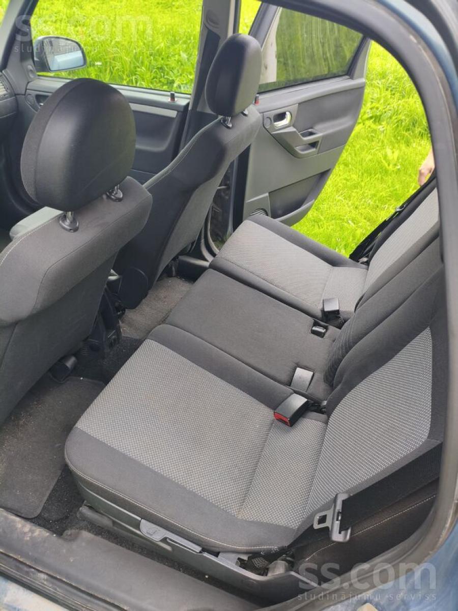 Zils Opel Meriva 2007 Rīga, ar dzinēja tilpumu 1.60 L un nobraukumu 228 tūkst. km par 800 €, foto 9 vietnē AUTOMOTO.COM.LV
