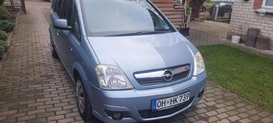 Blue Opel Meriva 2008 in Jonava, with an engine capacity of 1.40 L and mileage of 105 thousand km for 1450 €, photo 2 on AUTOMOTO.COM.LV