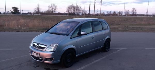 Blue Opel Meriva 2008 in Vilnius, with an engine capacity of 1.70 L and mileage of 341 thousand km for 600 €, photo 4 on AUTOMOTO.COM.LV