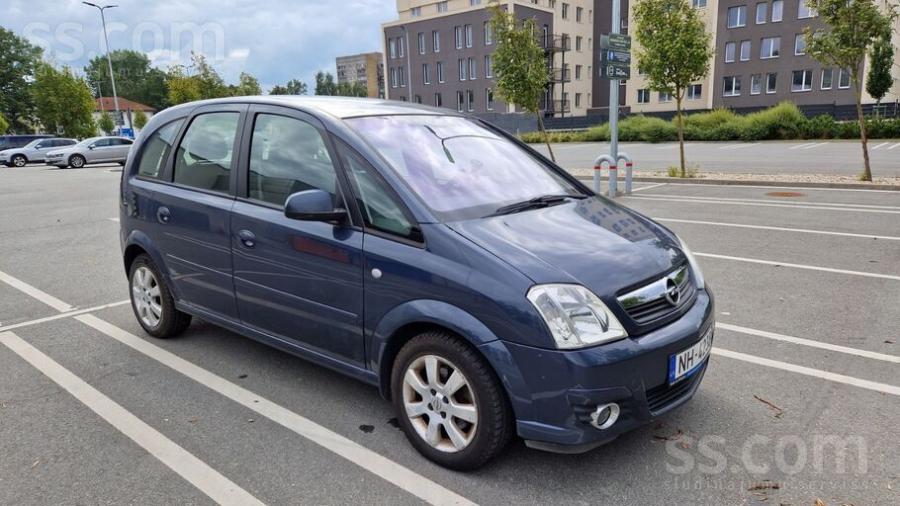 Blue Opel Meriva 2008 in Riga, with an engine capacity of 1.60 L and mileage of 181 thousand km for 1200 €, photo 1 on AUTOMOTO.COM.LV