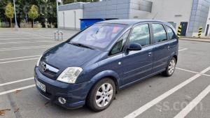 Blue Opel Meriva 2008 in Riga, with an engine capacity of 1.60 L and mileage of 181 thousand km for 1200 €, photo 3 on AUTOMOTO.COM.LV
