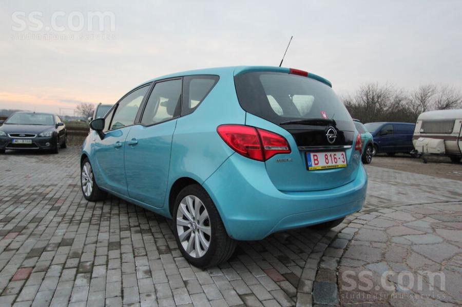 Zils Opel Meriva 2010 Liepāja, ar dzinēja tilpumu 1.30 L un nobraukumu 146 tūkst. km par 3590 €, foto 6 vietnē AUTOMOTO.COM.LV