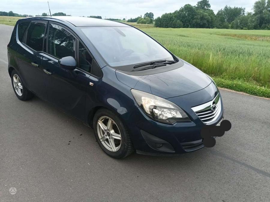 Zils Opel Meriva 2011 Tauragė, ar dzinēja tilpumu 1.69 L un nobraukumu 202 tūkst. km par 3400 €, foto 3 vietnē AUTOMOTO.COM.LV