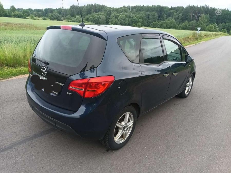 Zils Opel Meriva 2011 Tauragė, ar dzinēja tilpumu 1.69 L un nobraukumu 202 tūkst. km par 3400 €, foto 6 vietnē AUTOMOTO.COM.LV