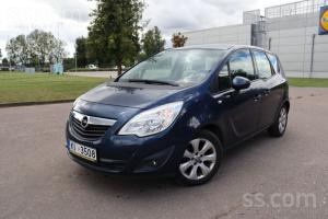 Zils Opel Meriva 2011 Rīga, ar dzinēja tilpumu 1.40 L un nobraukumu 239 tūkst. km par 2890 €, foto  vietnē AUTOMOTO.COM.LV
