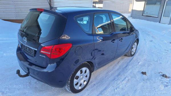 Blue Opel Meriva 2012 in Vilnius, with an engine capacity of 1.36 L and mileage of 96 thousand km for 3950 €, photo 7 on AUTOMOTO.COM.LV