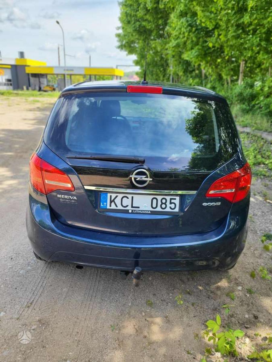 Zils Opel Meriva 2012 Viļņa, ar dzinēja tilpumu 1.25 L un nobraukumu 266 tūkst. km par 2800 €, foto 5 vietnē AUTOMOTO.COM.LV