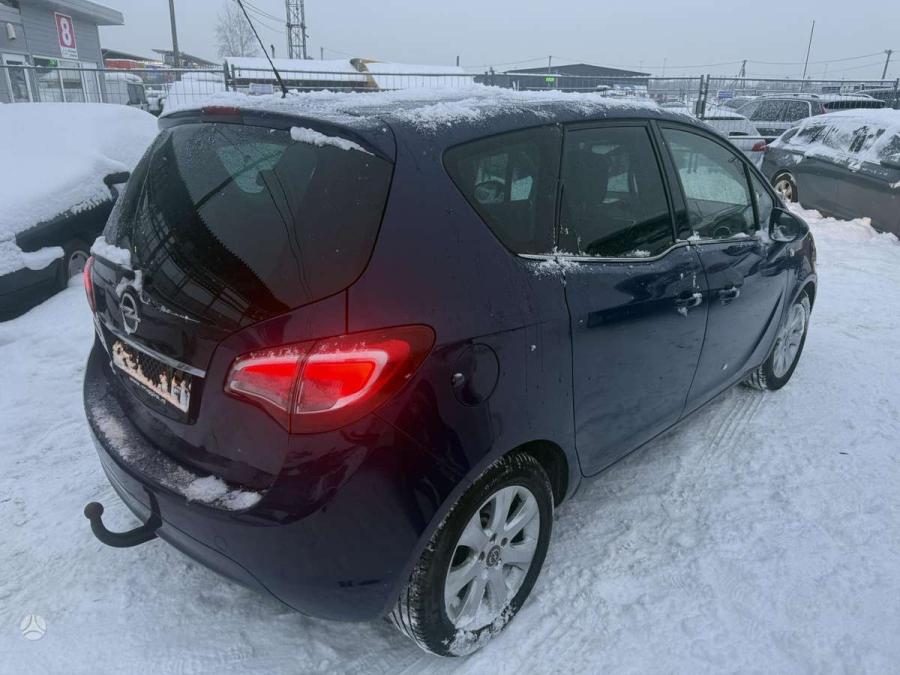 Blue Opel Meriva 2014 in Kaunas, with an engine capacity of 1.60 L and mileage of 27 thousand km for 3100 €, photo 3 on AUTOMOTO.COM.LV