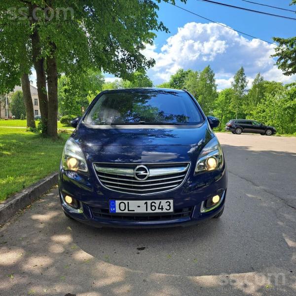 Blue Opel Meriva 2014 in Rezekne, with an engine capacity of 1.60 L and mileage of 0 thousand km for 4450 €, photo 2 on AUTOMOTO.COM.LV