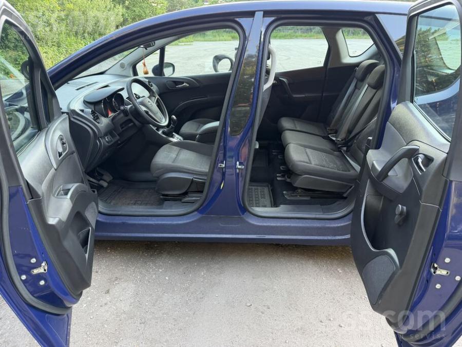 Zils Opel Meriva 2016 Jūrmala, ar dzinēja tilpumu 1.60 L un nobraukumu 250 tūkst. km par 6500 €, foto 12 vietnē AUTOMOTO.COM.LV