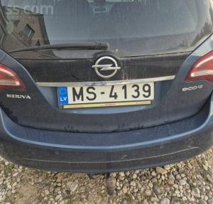 Blue Opel Meriva 2016 in Daugavpils, with an engine capacity of 1.60 L and mileage of 118 thousand km for 5500 €, photo  on AUTOMOTO.COM.LV