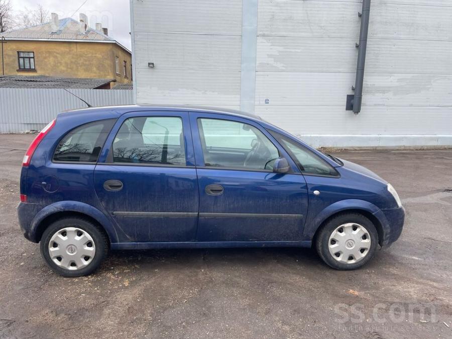 Blue Opel Meriva 2003 in Ogre, with an engine capacity of 1.60 L and mileage of 130 thousand km for 1100 €, photo 6 on AUTOMOTO.COM.LV