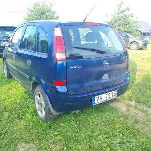 Blue Opel Meriva 2004 in Ogre, with an engine capacity of 1.60 L and mileage of 260 thousand km for 300 €, photo 4 on AUTOMOTO.COM.LV