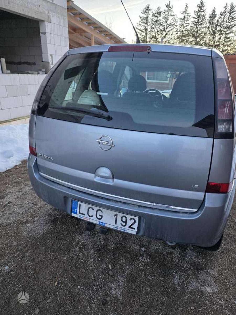 Zils Opel Meriva 2006 Pakruojis, ar dzinēja tilpumu 1.60 L un nobraukumu 271 tūkst. km par 999 €, foto 4 vietnē AUTOMOTO.COM.LV
