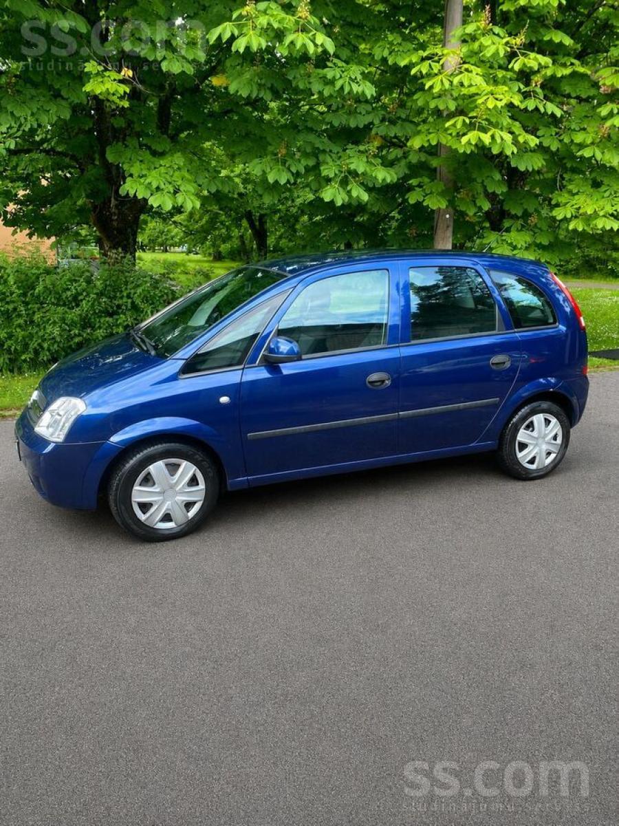 Zils Opel Meriva 2004 Jelgava, ar dzinēja tilpumu 1.60 L un nobraukumu 215 tūkst. km par 1450 €, foto 1 vietnē AUTOMOTO.COM.LV