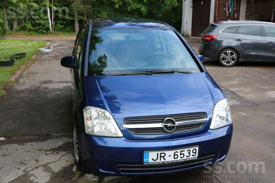 Zils Opel Meriva 2004 Jelgava, ar dzinēja tilpumu 1.60 L un nobraukumu 215 tūkst. km par 1450 €, foto 3 vietnē AUTOMOTO.COM.LV
